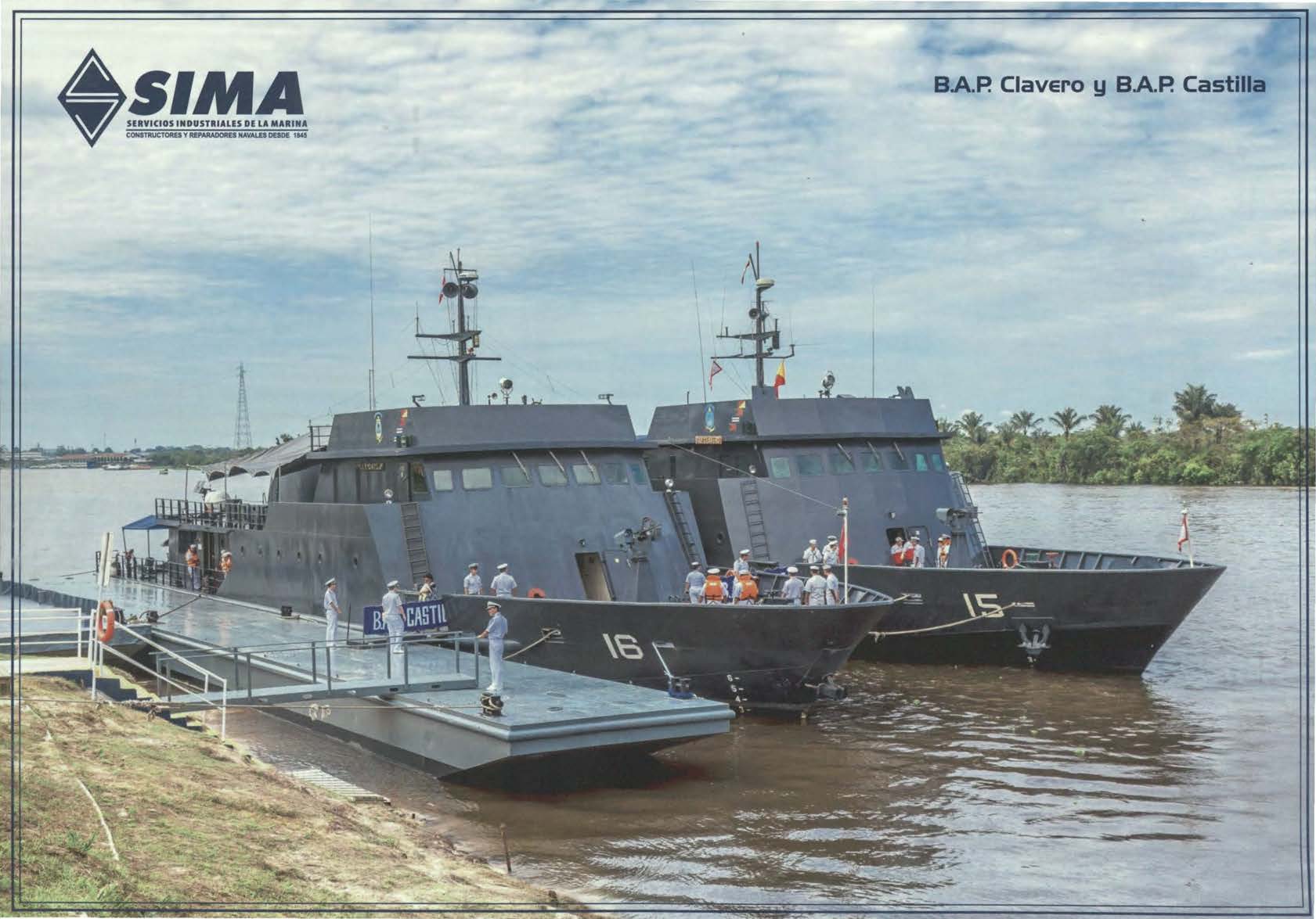 Folleto B.A.P. "Clavero" y B.A.P. Castilla | Archivo Histórico