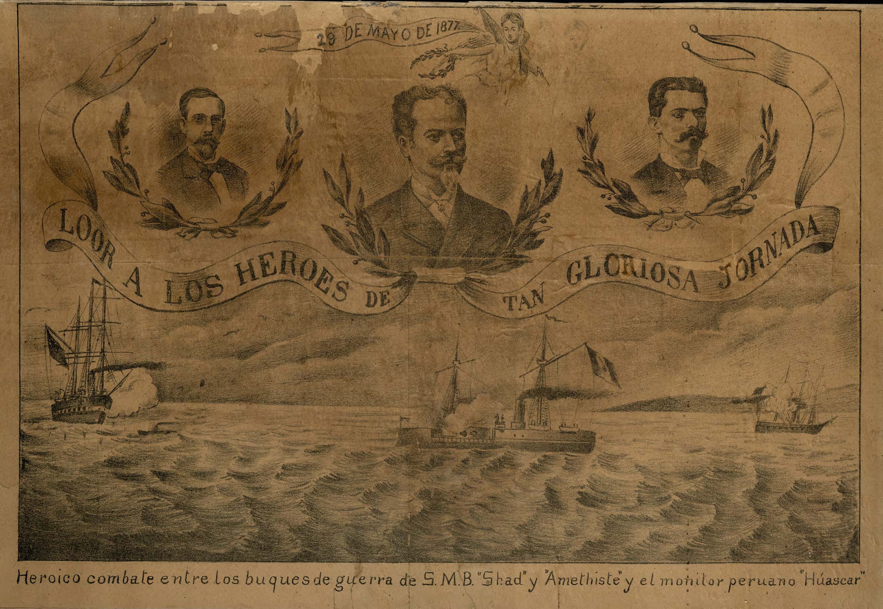 Homenaje a los Héroes del Combate de Pacocha, 29 mayo 1877 | Archivo ...